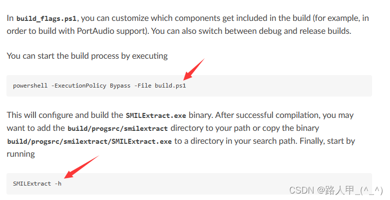 openSMILE 在 Win10 的安装_opensmile安装-CSDN博客