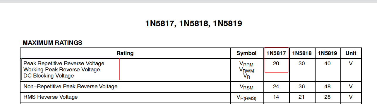 器件代换 - 1N5817_in5817压降-CSDN博客