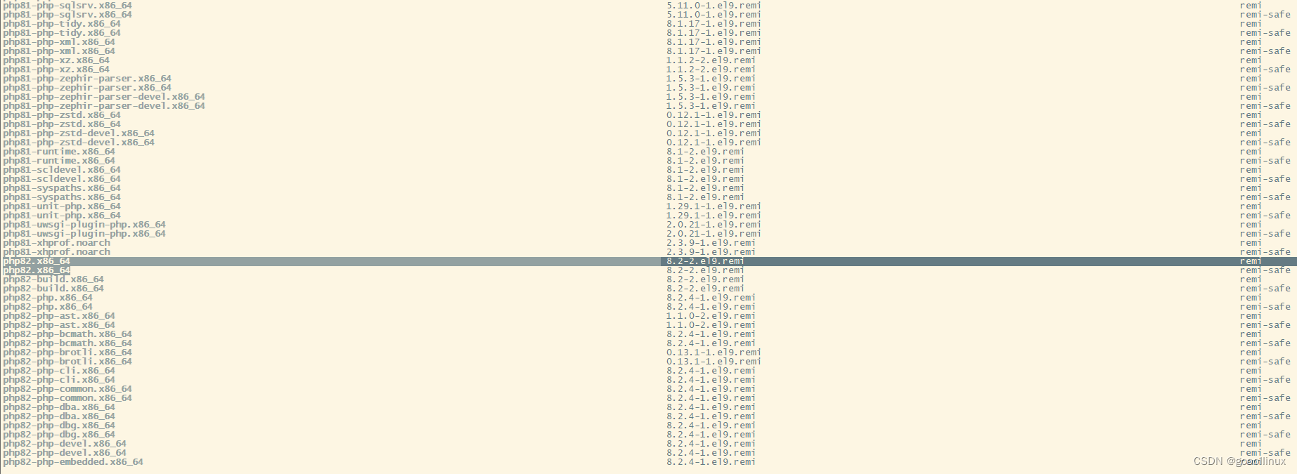 CentOs Stream 9: 搭建PHP环境报错： No match for argument: php-imap 和 No match for argument: php-xmlrpc ...