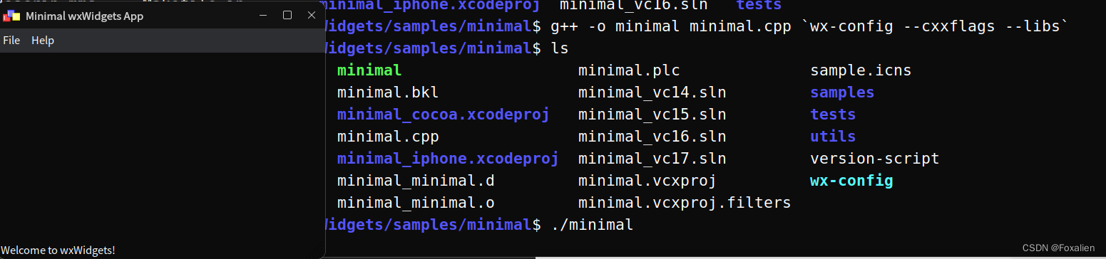 [wxWidgets]源码和samples编译_wxwidgets编译-CSDN博客