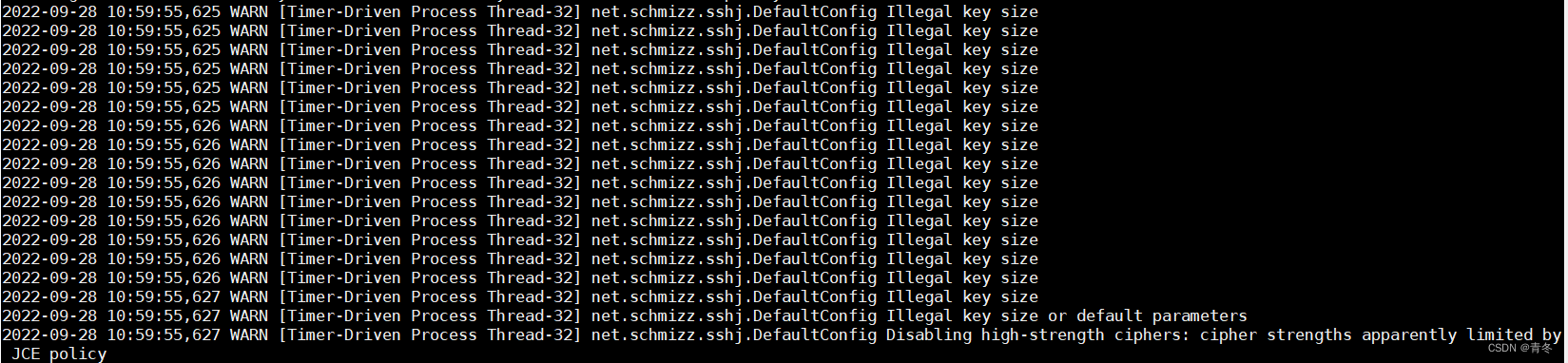Netschmizzsshjdefaultconfig Illegal Key Size问题,nifi部分版本因此无法正常启动nifi登录不上去 Csdn博客