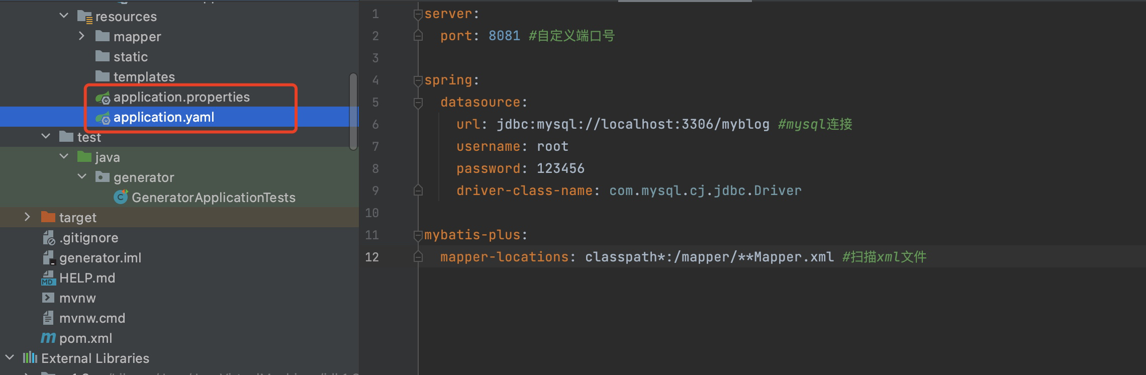 MyBatis-plus 代码生成器（全程保姆式教程）_mybatis-plus-generator 3.5.6-CSDN博客
