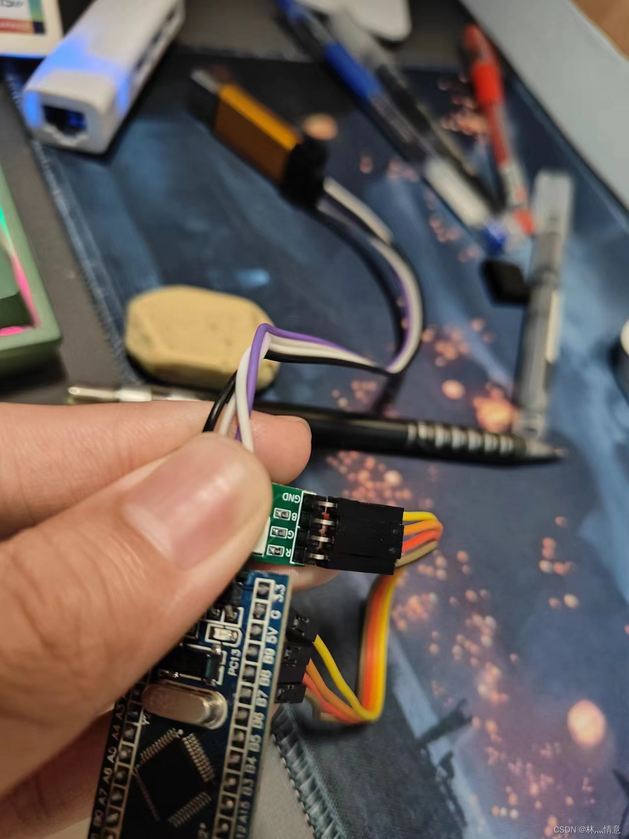 STM32驱动RGB LED彩灯模块闪烁GPIO_Write（）函数_stm32 rgb-CSDN博客