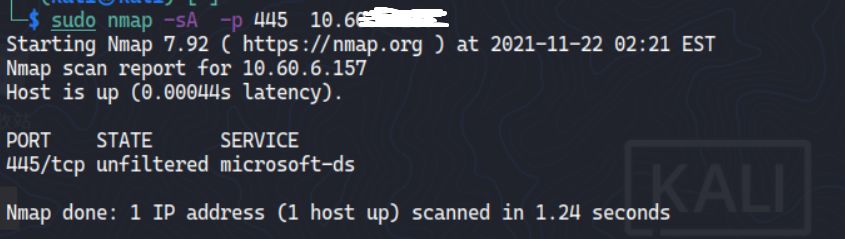 nmap扫描之端口“filtered“被过滤的分析_nmap filtered-CSDN博客