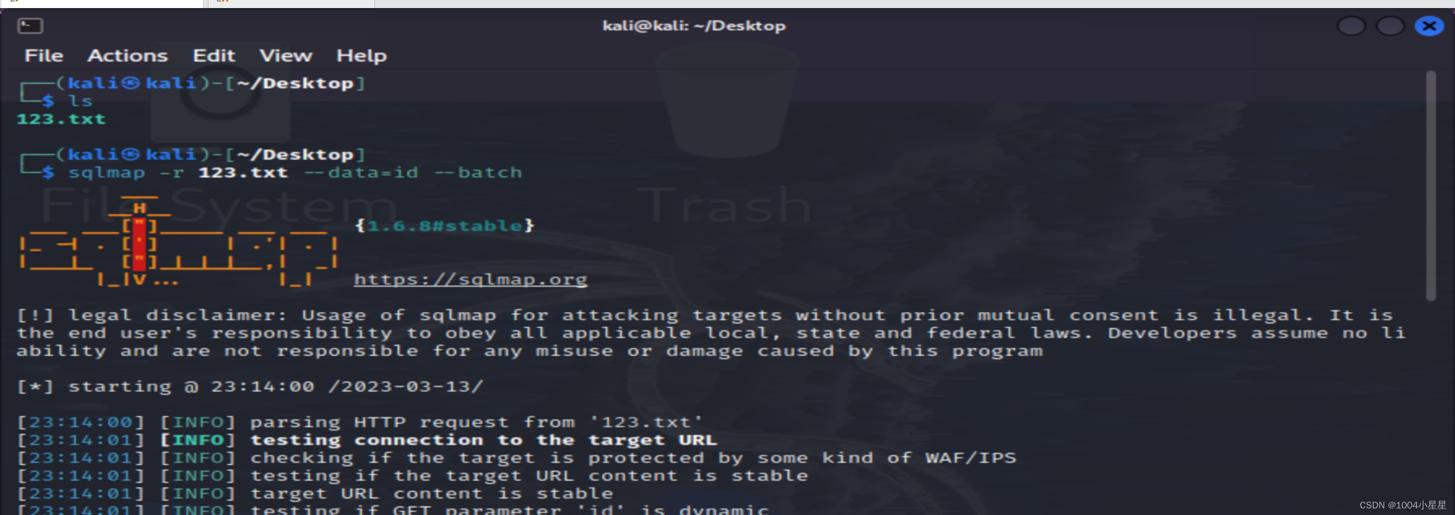【kali虚拟机SqlMap使用】_wsl kali安装sqlmap-CSDN博客