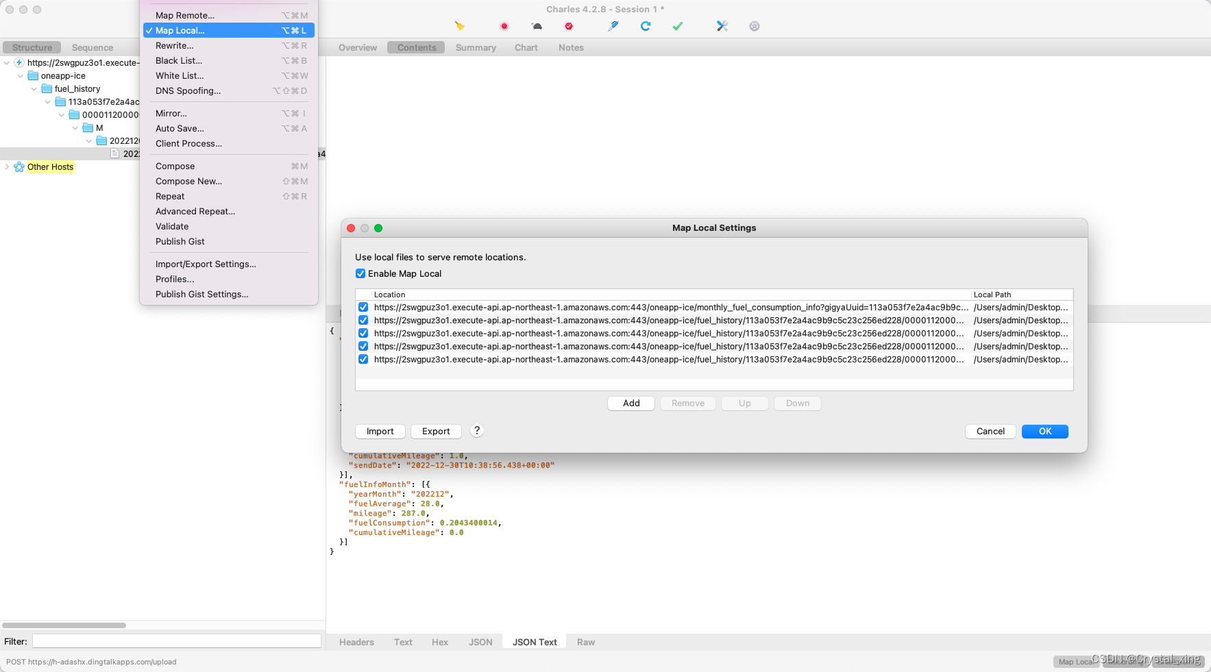 charles - Map Local功能（请求重定向到本地文件）_charles map local_Crystal_xing的博客-CSDN博客