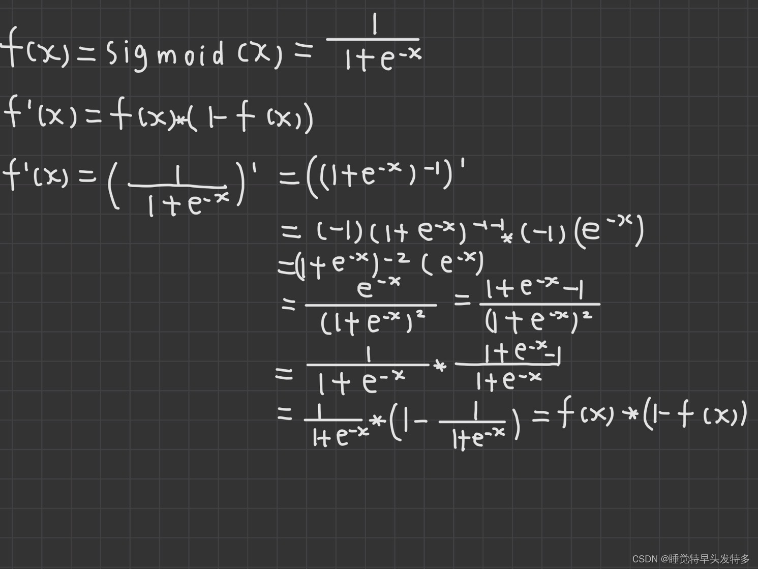 21.Sigmoid激活函数求导的详细过程_sigmoid函数求导-CSDN博客