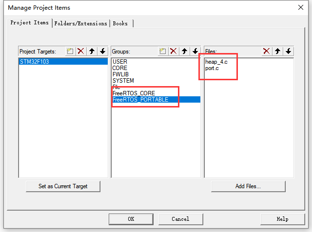 【STM32】STM32F103——FreeRTOS移植_从stm32f103战舰v3移植代码到stm32f103rct6-CSDN博客