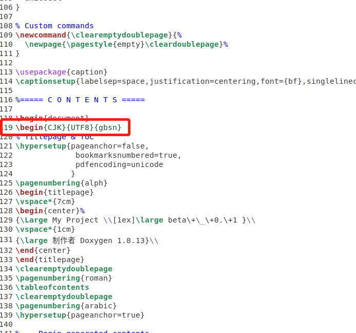 doxygen生成的latex编译pdf中文报错LaTeX Error: Unicode character解决方法-CSDN博客