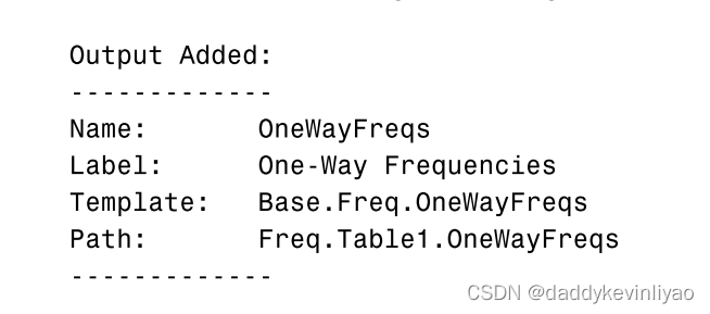 ods output输出proc过程步的结果-SAS-CSDN博客