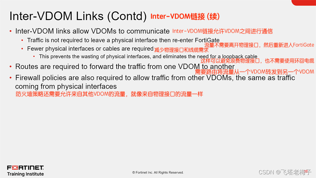 教程篇(7.2) 13. 虚拟域 VDOM & FortiGate基础设施 Fortinet网络安全专家 NSE4_飞塔vdom-CSDN博客