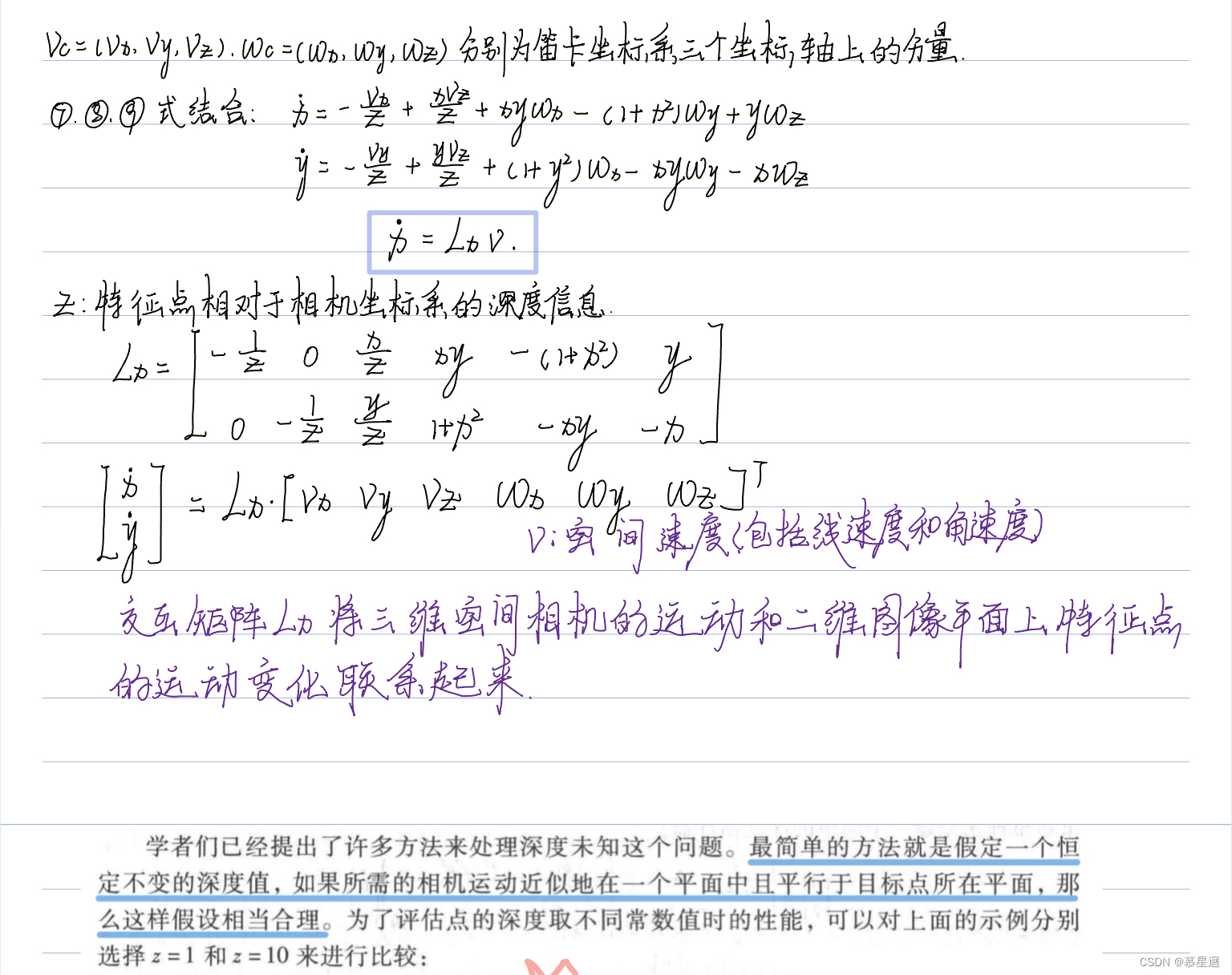 IBVS基础推导_ibvs公式推导-CSDN博客
