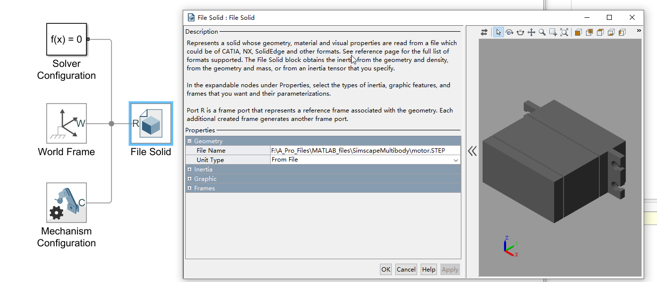 Simscape Multiboby学习笔记3——在Multibody中建立零件_rigid transform-CSDN博客
