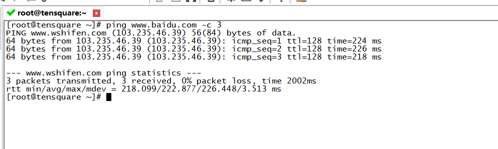 About the practice of linux not being able to ping external network - Programmer Sought