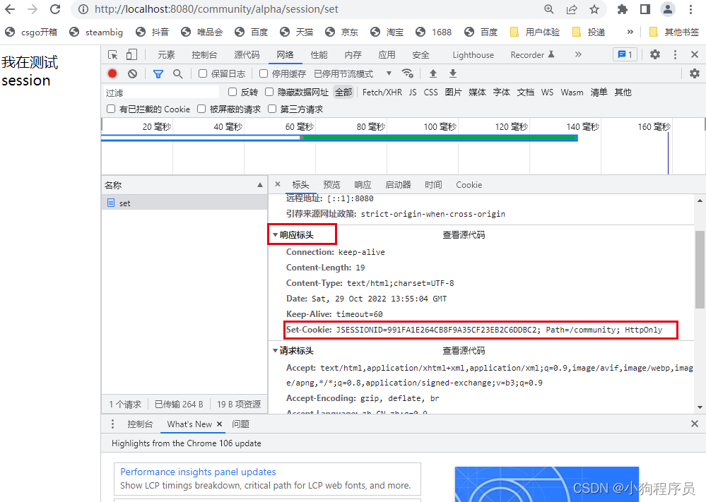 Springboot测试使用cookie和session Springboot Session Cookie Csdn博客