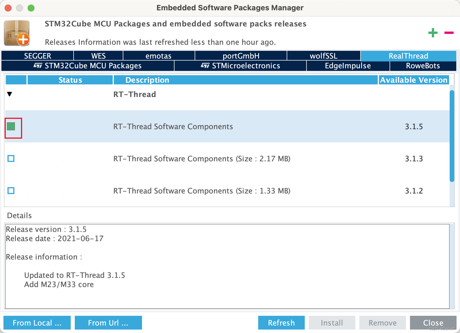 CubeIDE 配置移植 RT-Thread ,实时操作系统工程模板_cubeide 按照rtthread-CSDN博客