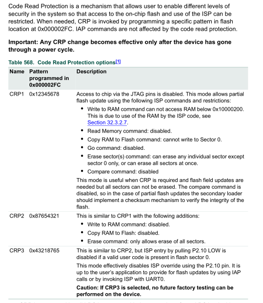 LPC17xx系列读保护的实现_lpc1768 程序保护-CSDN博客