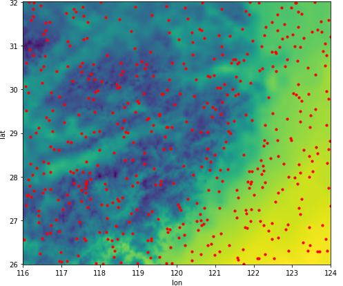python反距离权重(IDW)插值站点到格点_我不爱机器学习的博客-CSDN博客