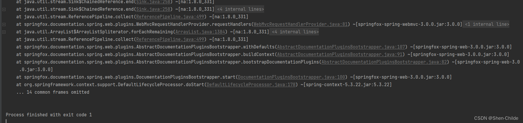 Failed To Start Bean ‘documentationpluginsbootstrapper‘; Nested Exception Is Java Lang