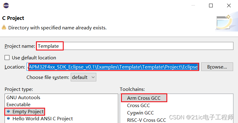 [APM32F407]Eclipse 下开发APM32F4过程分享_apm32 gcc-arm-none-eabi-CSDN博客