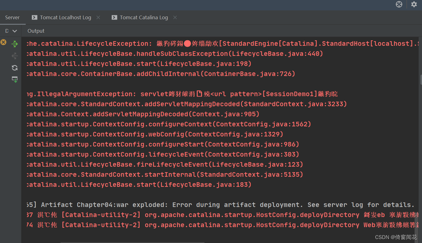 Tomcat启动不了(Artifact Chapter04:war exploded: Artifact is being deployed, please wait...)-CSDN博客