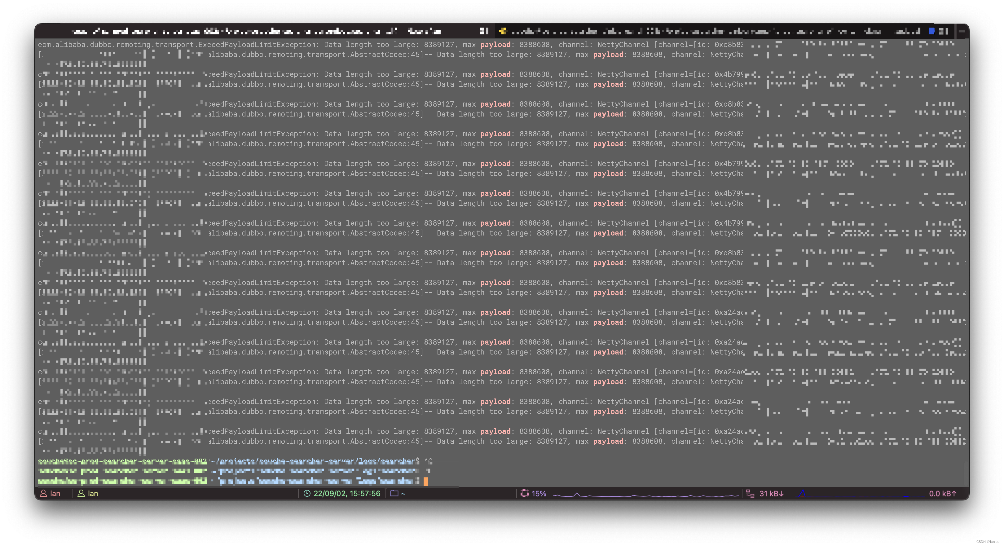 Dubbo Data length too large与流式调用_spring2.1.8 dubbo2.7.7 payload data length too lar-CSDN博客