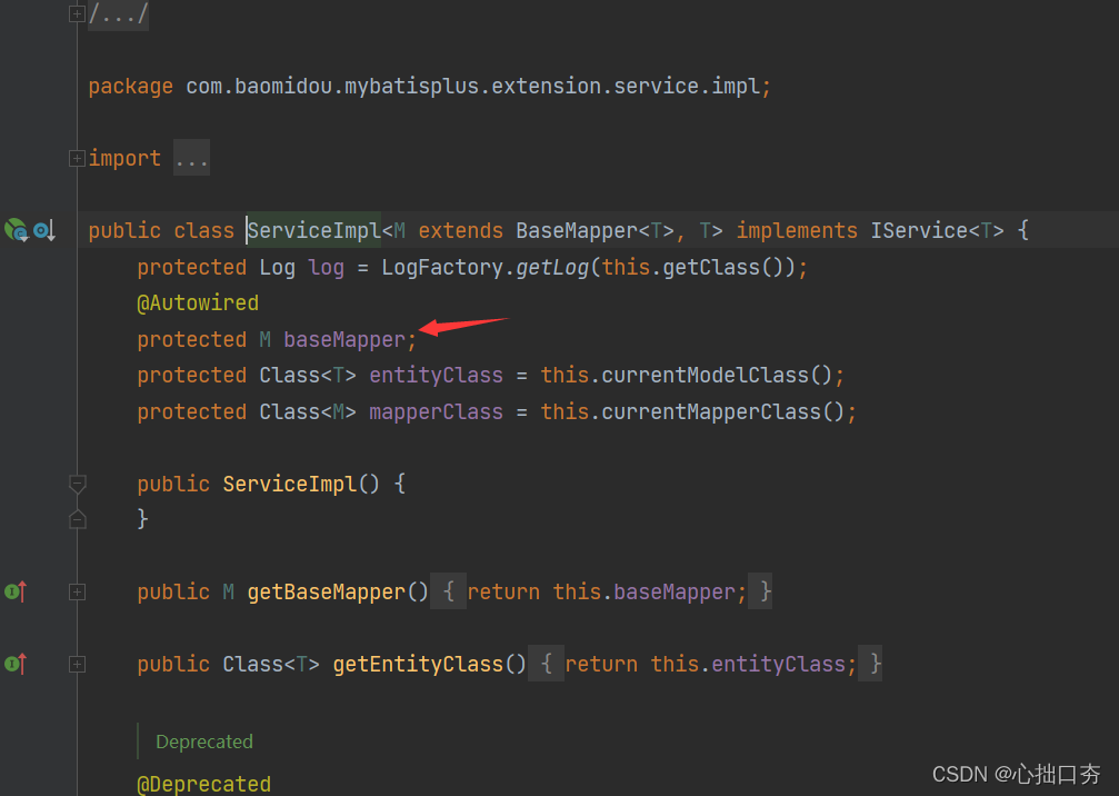 关于mybatis Plus实现iservice、serviceimpl和basemaper的一些理解(个人学习用)mybatisplus Serviceimpl Csdn博客 6449