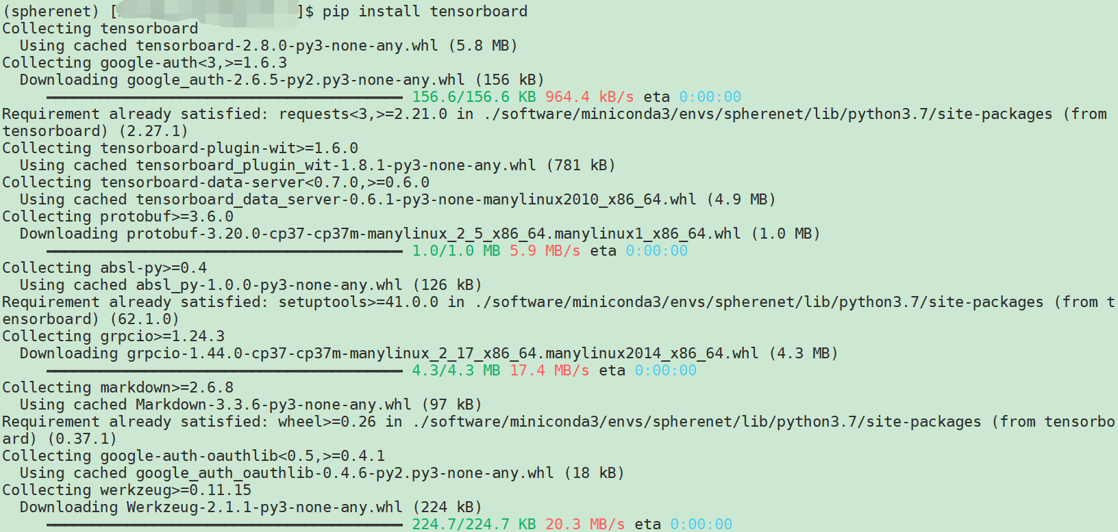 ModuleNotFoundError: No module named ‘tensorboard‘_modulenotfounderror: no module named ...