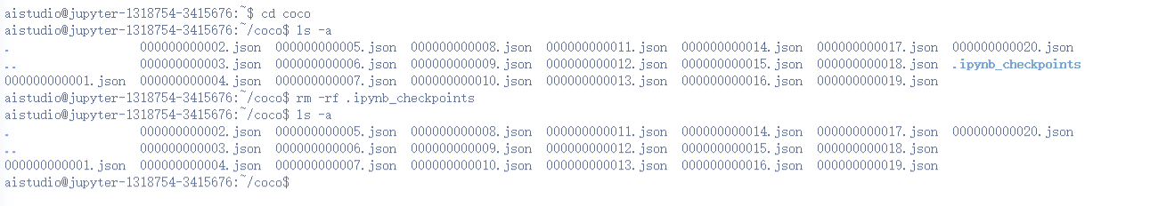 [Errno 21] Is a directory: ‘coco/.ipynb_checkpoints‘_warning: file ...