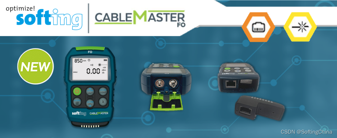 Softing新产品CableMaster FO：便携式掌上光功率计-CSDN博客
