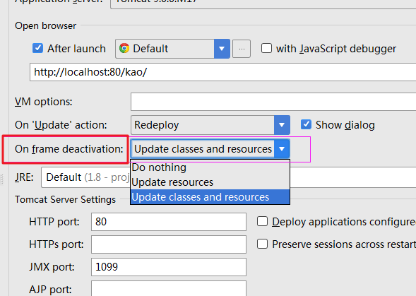 IDE Idea 自动编译 与 On Upate Action 、 On Frame Deactivation 的配置-CSDN博客