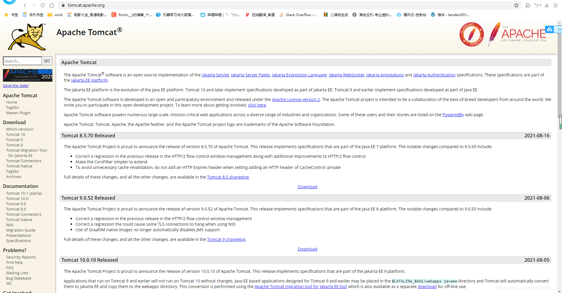 Apache Tomcat的安装与运行(内含tomcat乱码、无法启动的解决)apache Tomcat运行 Csdn博客