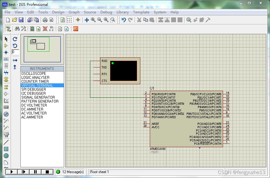 AVR单片机开发6——AVR单片机串口Proteus调试注意事项_proteus未指定程序属性-CSDN博客
