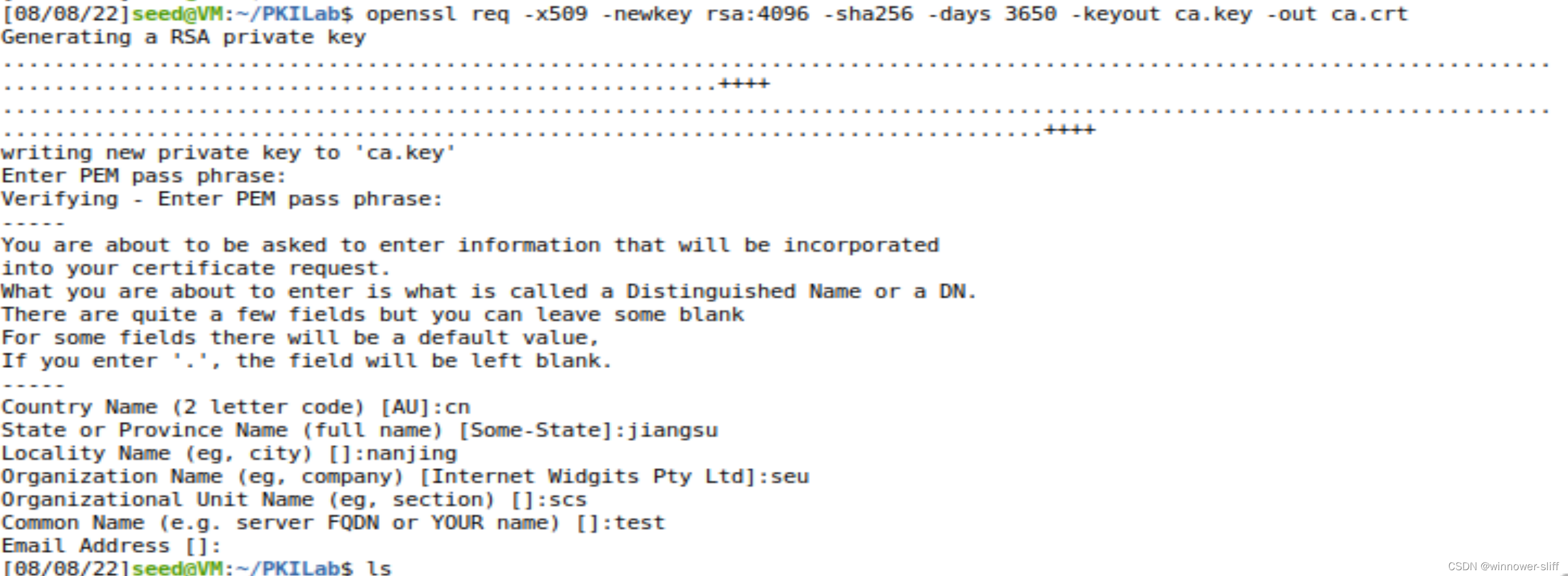 PKI Lab（Public-Key Infrastructure Lab）seed实验Ubuntu20.04_public-key infrastructure (pki) lab-CSDN博客