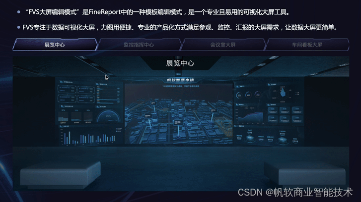 6大组件+分页设计+动画，FVS让你的数据大屏也能“讲出好故事“_数字大屏 四大分类 旋转动画-CSDN博客