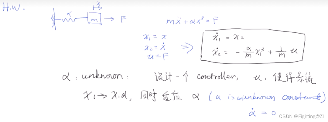DR-CAN非线性自适应控制器 课后习题答案补充详解_应用非线性控制课后答案-CSDN博客