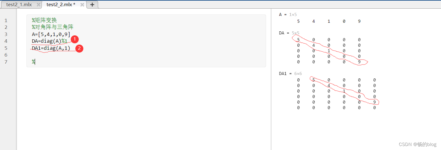 Matlab矩阵变换matlab矩阵转换 Csdn博客 