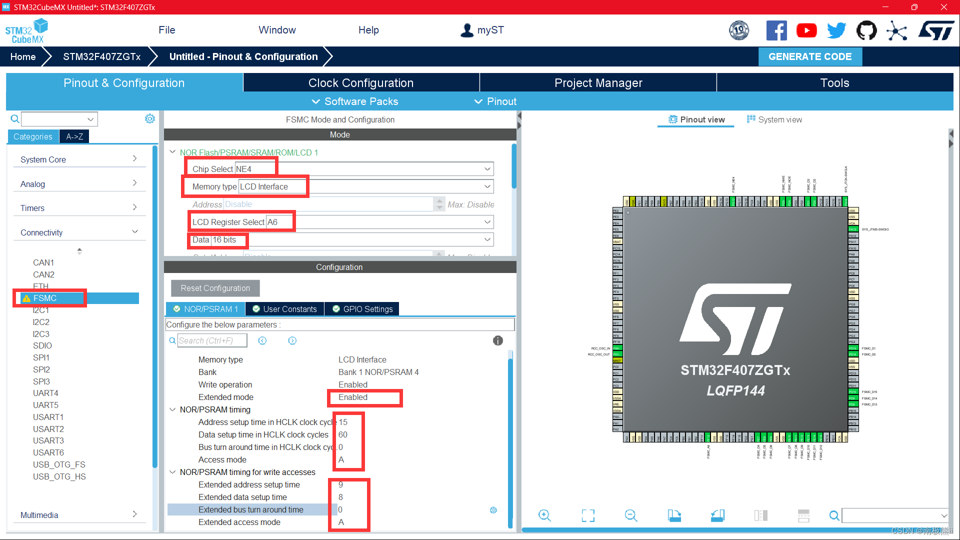 【STM32+HAL】LCD显示及触摸初始化配置_stm32指南者 hal库lcd显示-CSDN博客