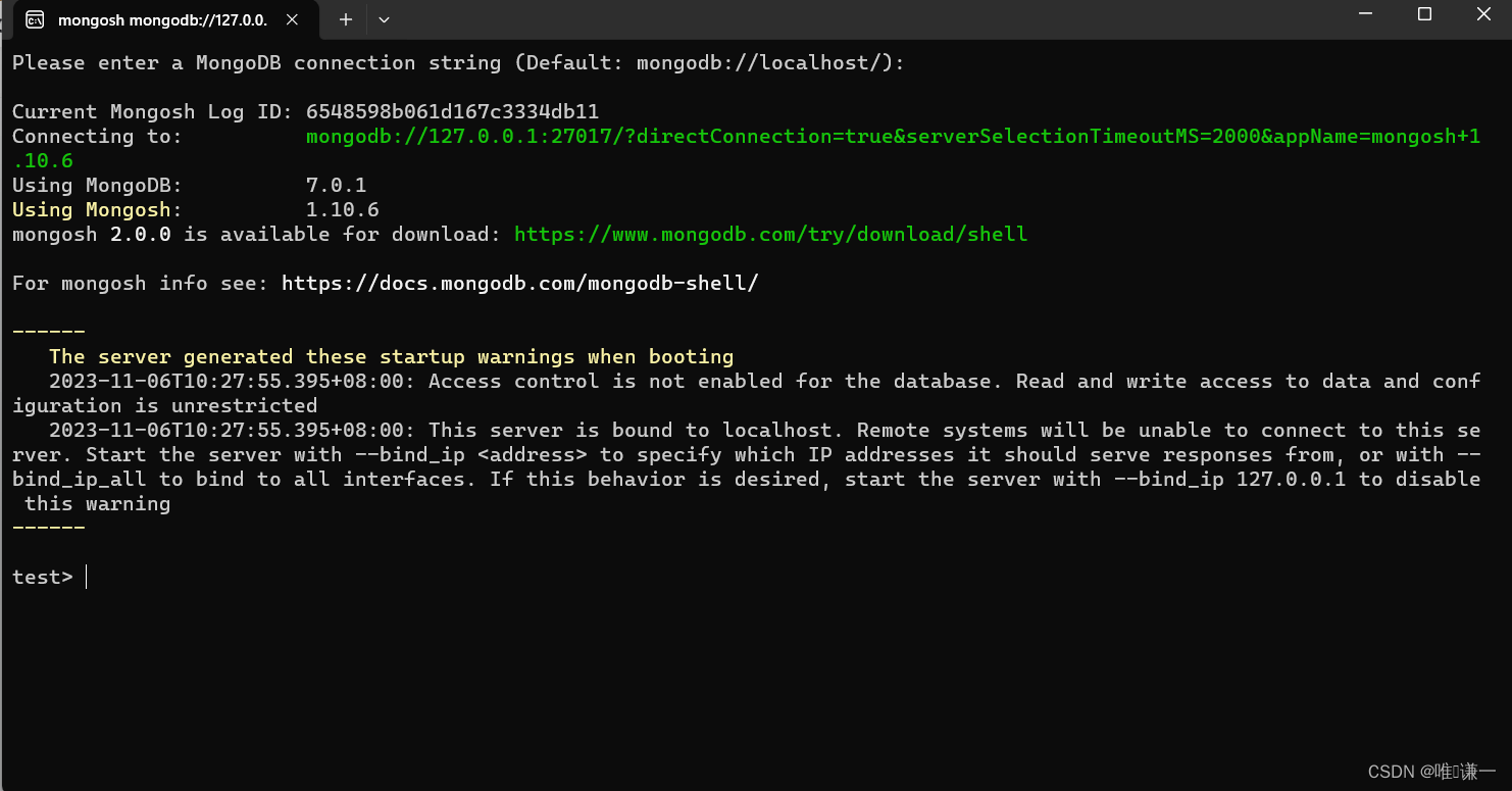 MongoDB bin文件夹下没有Mongo.exe解决方案_mongodb没有mongo.exe-CSDN博客