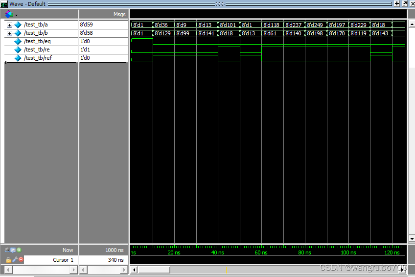 Verilog设计一个8位字节比较器,两种实现形式:行为级描述语句和连续赋值语句实现字节比较器实现 Csdn博客 9788