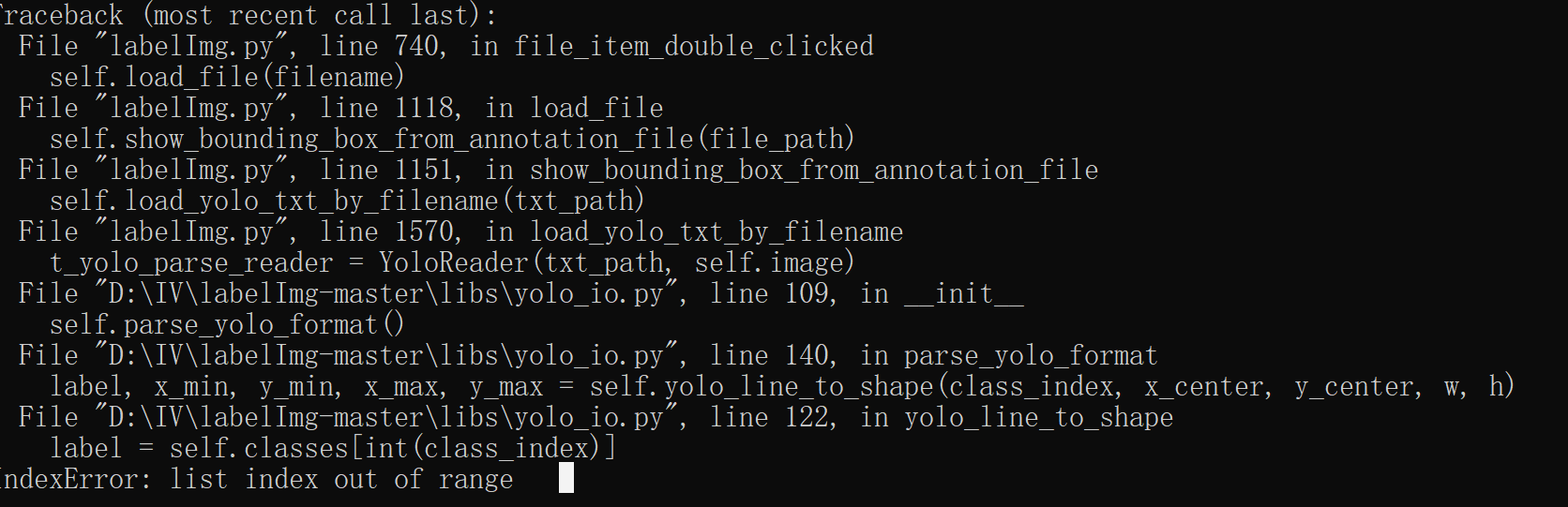 labellimg label yolo format bug - Programmer Sought