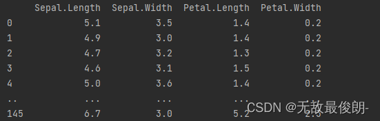 划分训练测试集函数（iloc）_x= iris.iloc[:, :4]-CSDN博客
