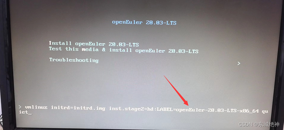 《Linux运维总结：安装OpenEuler20.03系统时卡在Reached target Basic System》-CSDN博客