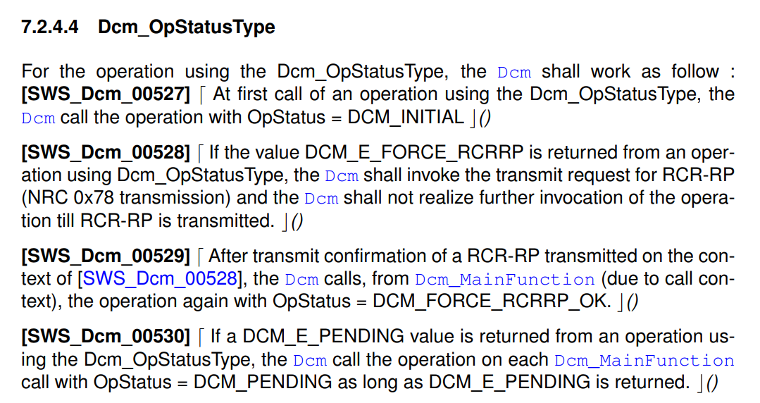 Autosar Dcm OpStatus 状态-CSDN博客