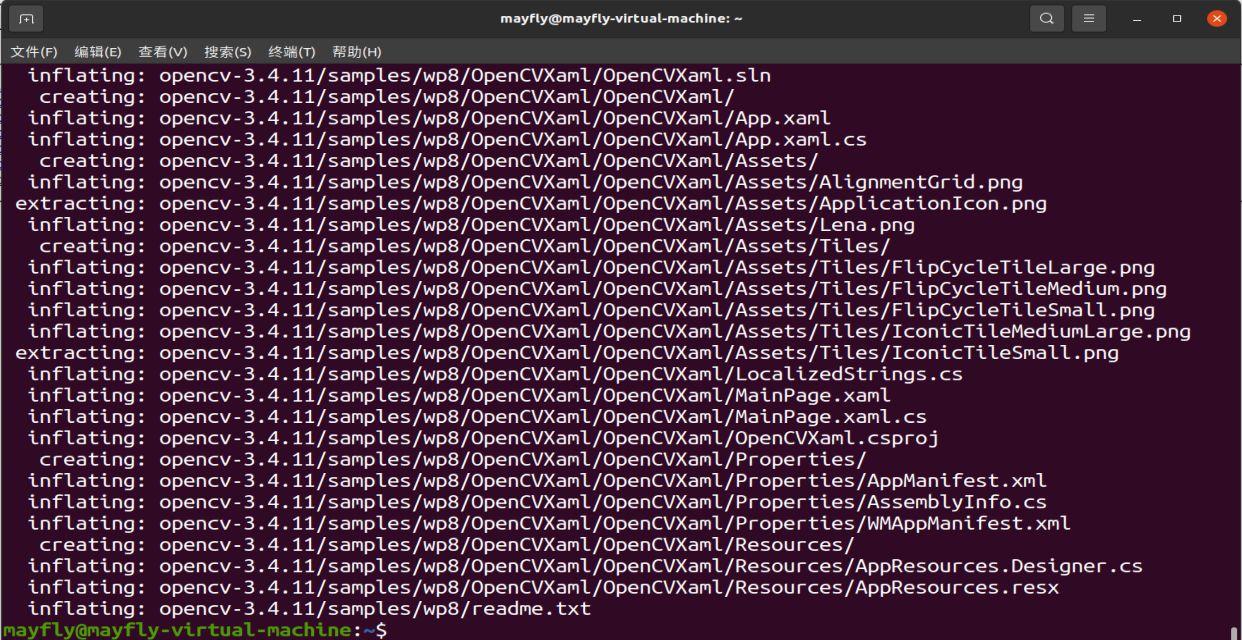 Ubuntu 20.04 下安装 OpenCV 3.4.11 并测试使用_ubuntu200.4下载opencv3.4.10-CSDN博客