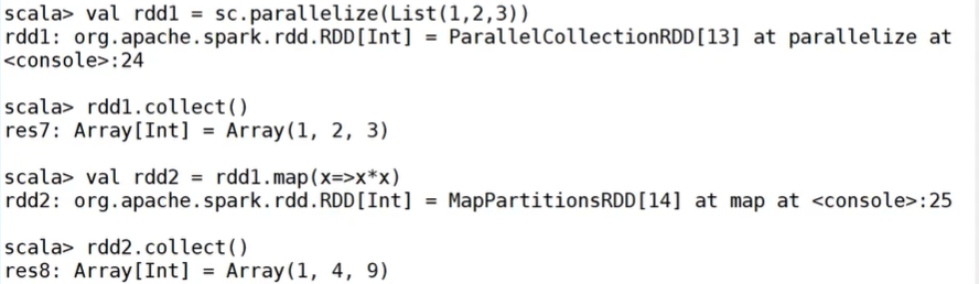 学习笔记Spark（四）—— Spark编程基础（创建RDD、RDD算子、文件读取与存储）_根据前面得到的rdd bigdata及math,取出总成绩排名前5的学生成绩信息。通过sortby ...