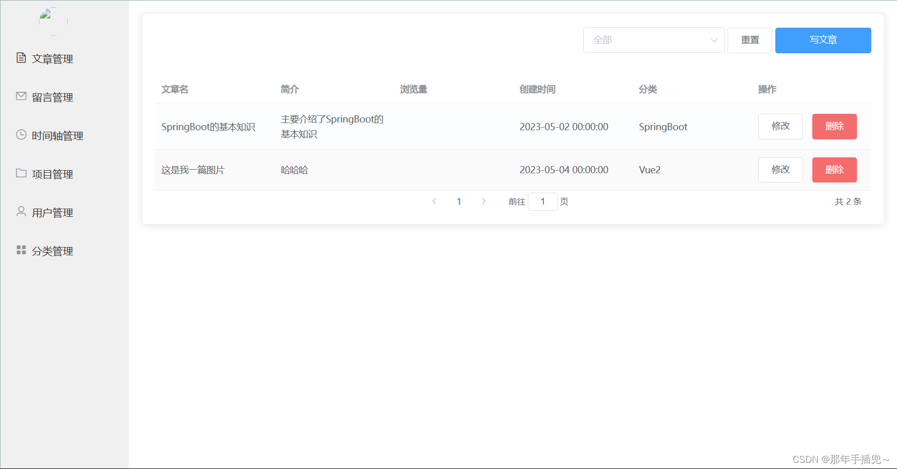 如何优雅的部署一个springbootvue2的个人博客项目到服务器全栈项目部署springbootvue部署到服务器 Csdn博客 0860