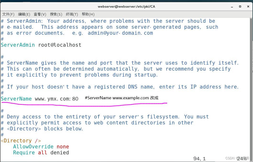 第六章 Centos 7 Linux配置web 实训任务:apache服务器部署虚拟机centos7基于ssl的web服务器的配置 Csdn博客