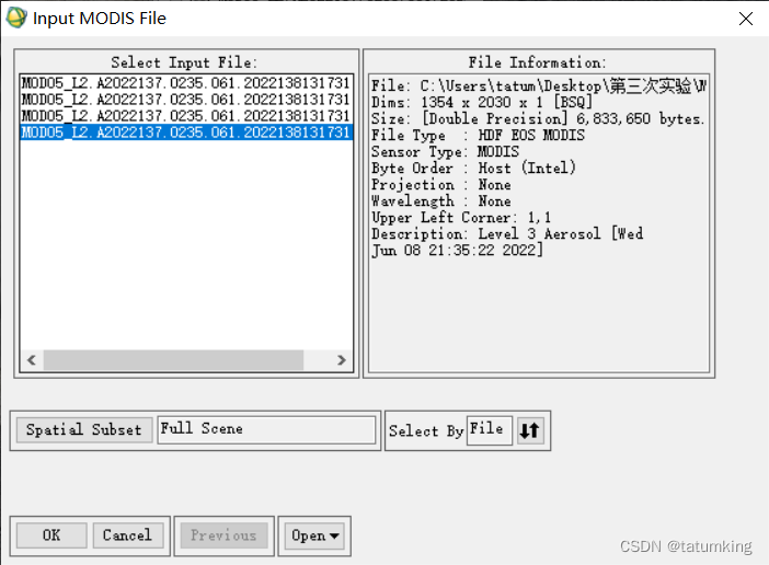 [ENVI] 定量遥感实验-MODIS标准产品的处理与应用 (超详细步骤)_modis数据预处理_tatumking的博客-CSDN博客